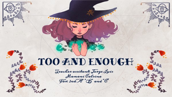 ENOUGH AND TOO | Genially