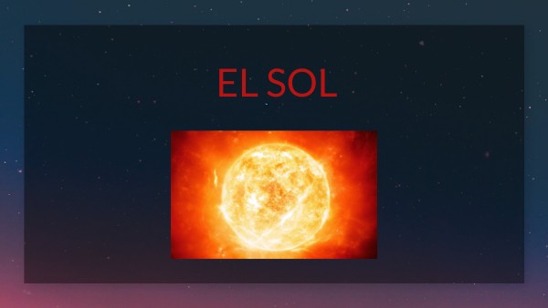 EL SOL | Genially