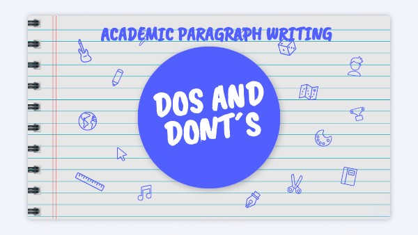 DOS AND DONT'S FOR PARAGRAPH WRITING | Genially