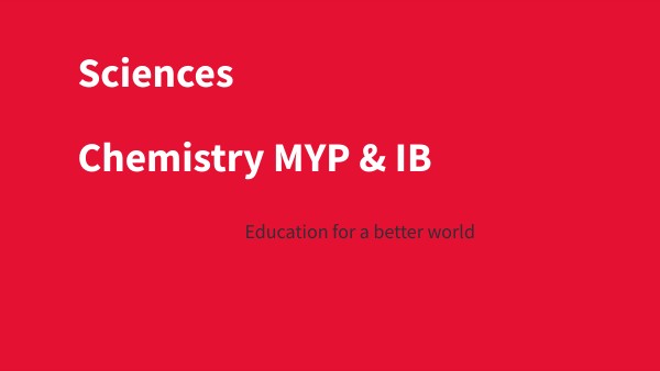 MYP Chemistry