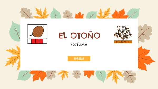 PRESENTACIÓN OTOÑAL VOCABULARIO | Genially