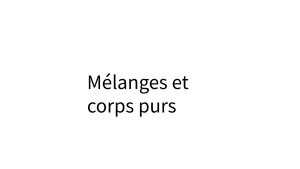 mélange et corp pur | Genially