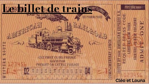 Le billet de train