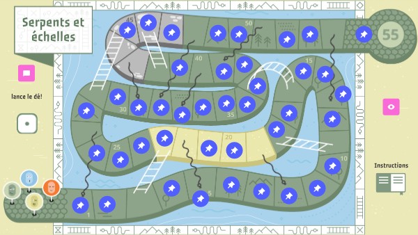 Serpents et échelles: la lettre c qui fait [s]