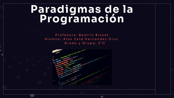 Paradigmas de la Programación