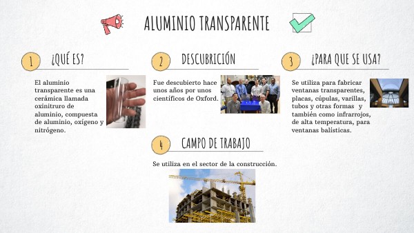 ALUMINIO TRANSPARENTE