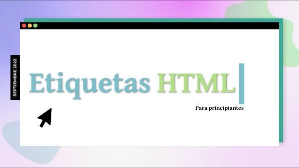 Etiquetas HTML | Genially