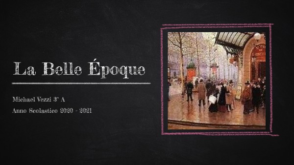 La belle époque | Genially