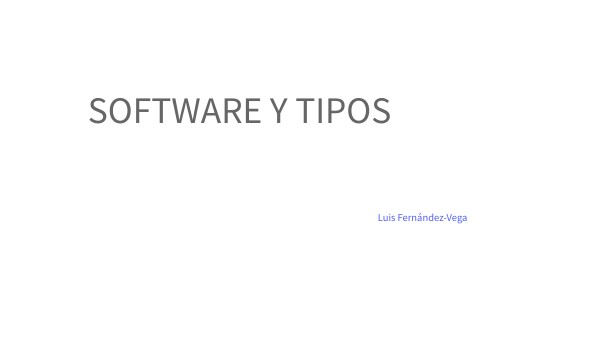 software básico
