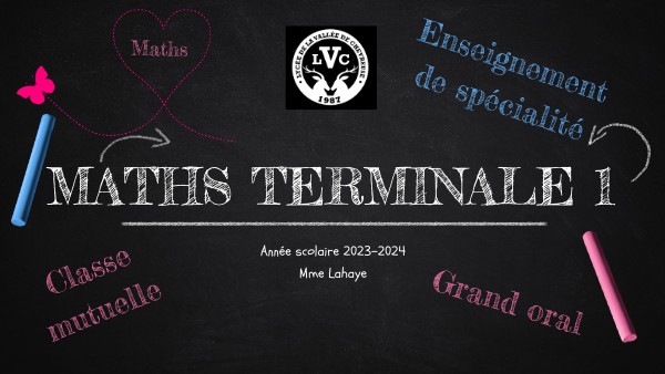 Cours de terminale
