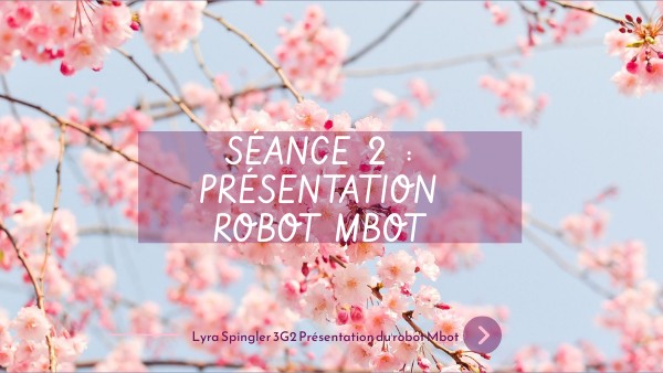 Genially-présentation robot Mbot | Genially