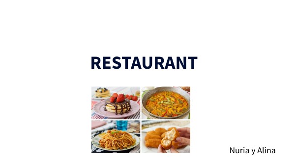 MENU RESTAURANT | Genially