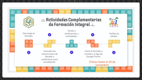 Actividades Complementarias: pasos | Genially