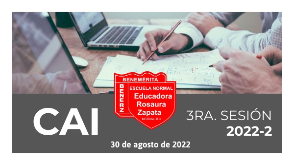 3er. CAI 2022-2 | Genially