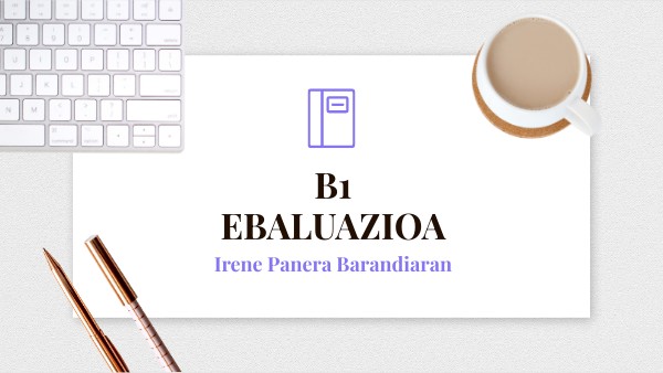 Portfolio B1 EBALUAZIOA | Genially