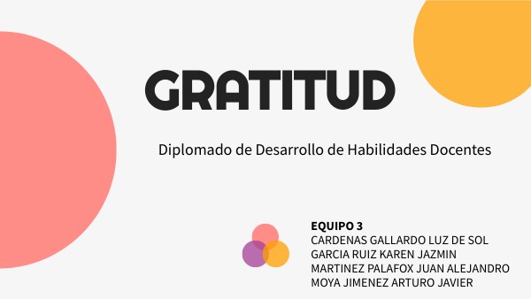 PRESENTACIÓN GRATITUD (DDHD)) | Genially