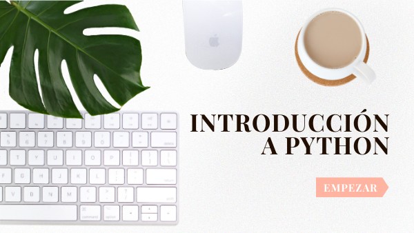 INTRODUCCION PYTHON