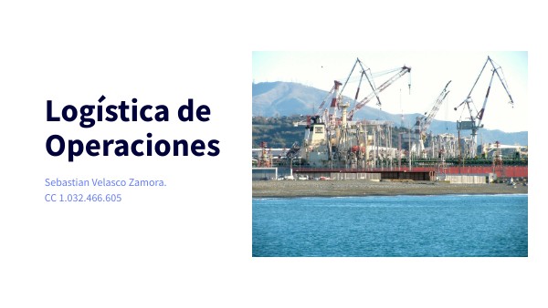 LOGÍSTICA DE OPERACIONES