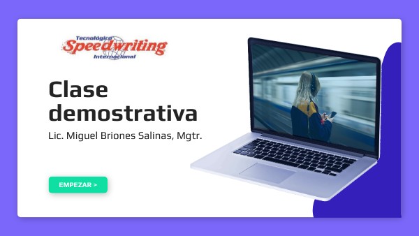 4to DS - Tecnológico SpeedWriting | Genially