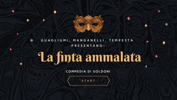 La finta ammalata, Goldoni | Genially