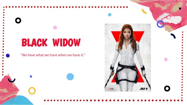 Black widow. | Genially