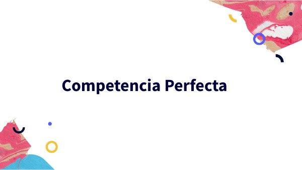 Competencia Perfecta