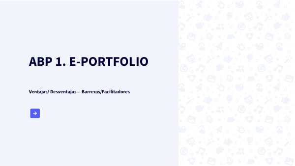ABP 1 E-PORTFOLIO