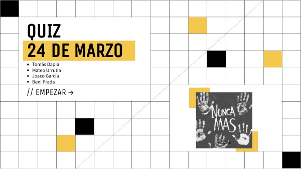 Quiz 24 de Marzo | Genially