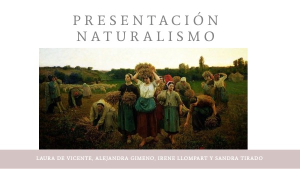 El naturalismo literario | Genially