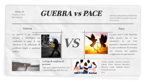 Guerra vs pace