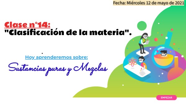 CLASIFICACIÓN DE LA MATERIA | Genially