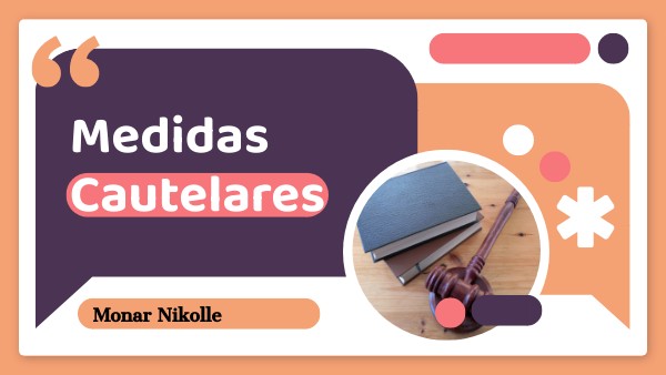MEDIDAS CAUTELARES | Genially