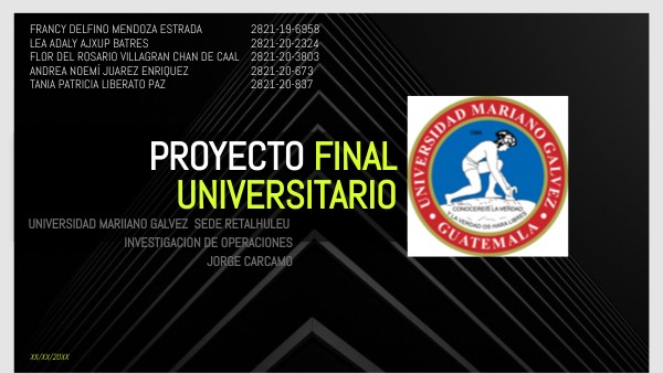 PROYECTO FINAL UNIVERSITARIO BLOQUES