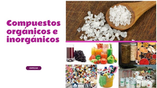 Compuestos orgánicos e inorgánicos | Genially