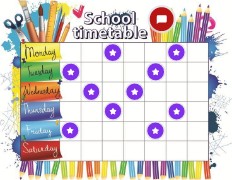 School timetable | Genially