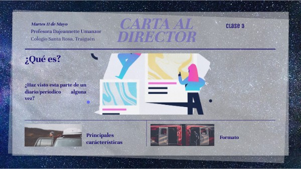CARTA AL DIRECTOR | Genially