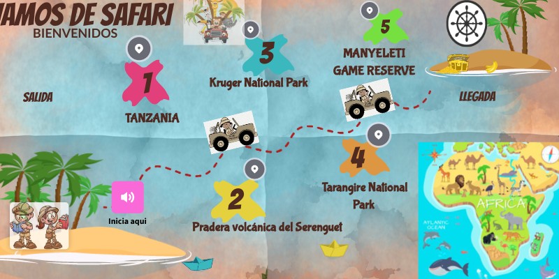 Safari africano | Genially