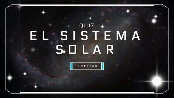 QUIZ El sistema solar | Genially