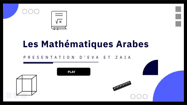 LES MATHEMATIQUES ARABES