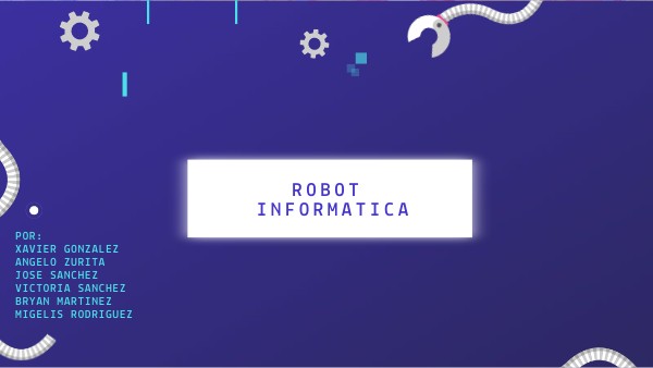 INFO HORIZONTAL ROBOT