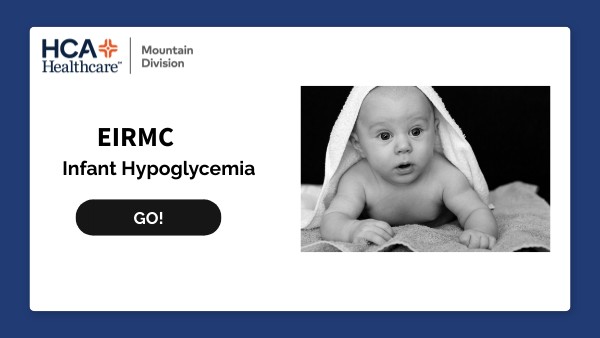 EIRMC Infant hypoglycemia