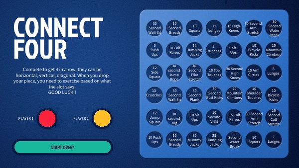 CONNECT FOUR GAME | Genially