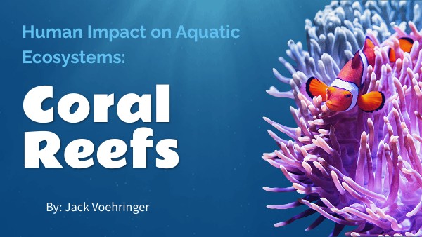 Human Impact on Aquatic Ecosystems: Coral Reefs