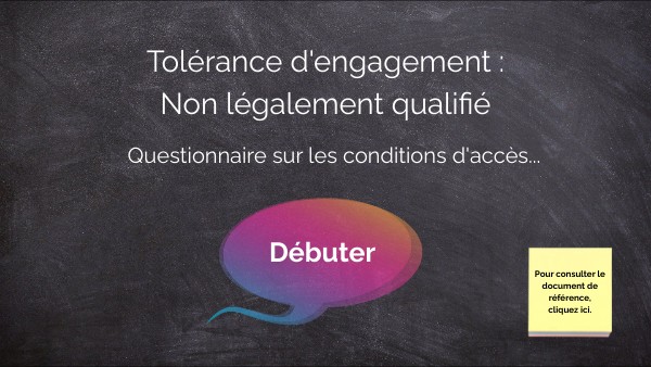 Tolérance d'engagement | Genially