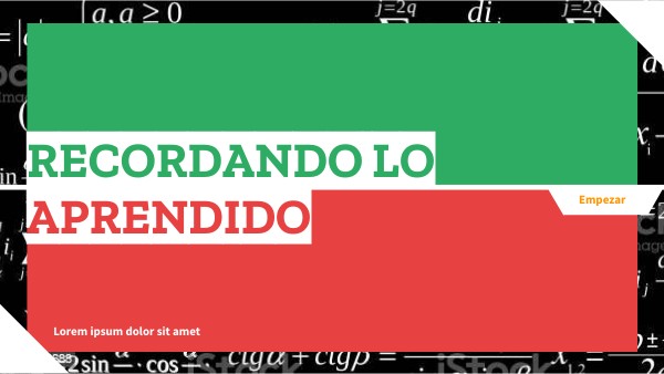 Recordando Lo Aprendido 