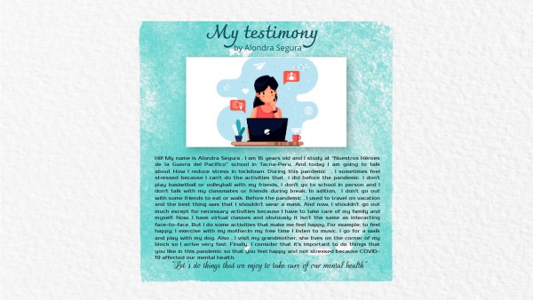 MY TESTIMONY | Genially