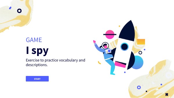 Game: I spy | Genially