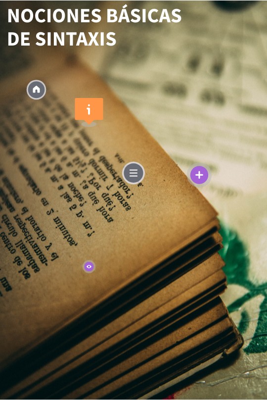 EMPLEO DE NOCIONES BÁSICAS DE SINTAXIS.