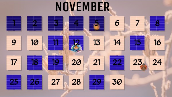 NOVEMBER