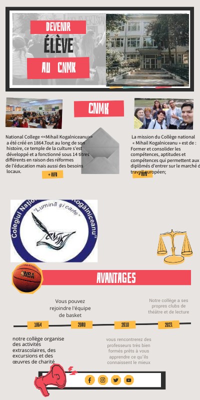 Devenir élève au CNMK